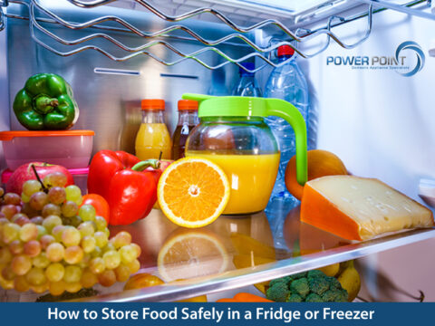 Storing Food Safely in a Fridge - Power Point